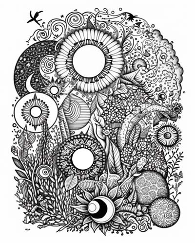 Doodles Coloring Pages