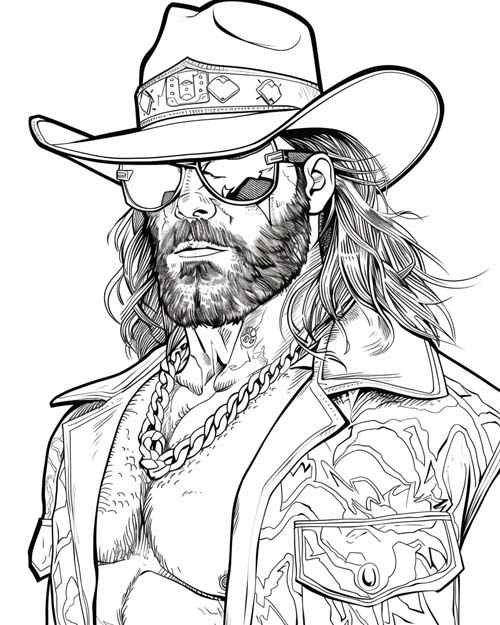 Printable Wrestling Coloring Pages Printable Wrestling Coloring Pages